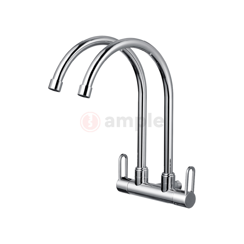 Premio TK-4606R Double Sink Wall Tap - Ample Architectural Hardware ...