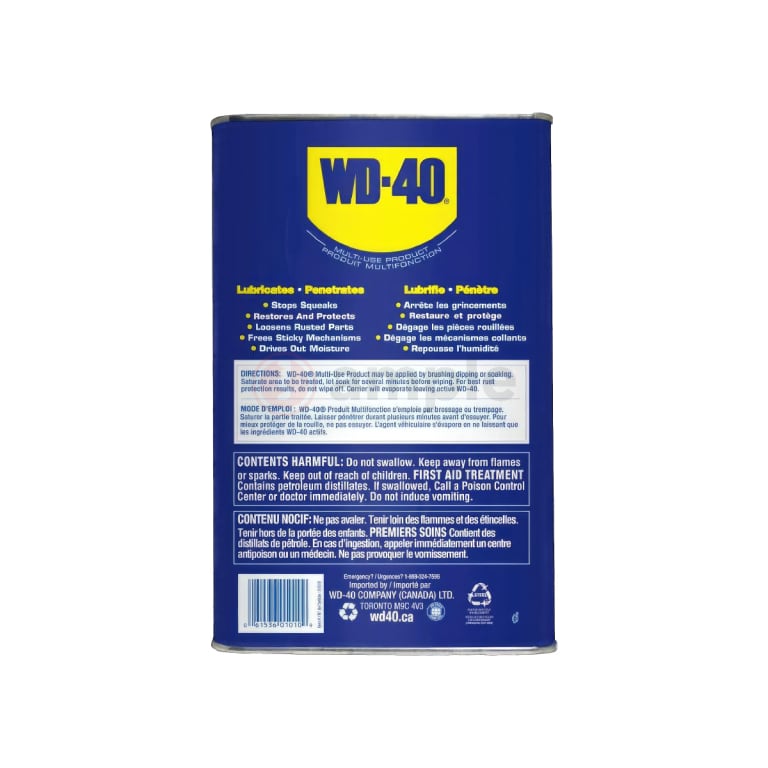 Wd 40 Anti Rust Lubricant Multi Use Product Rust Removal Soak 1 Gallon