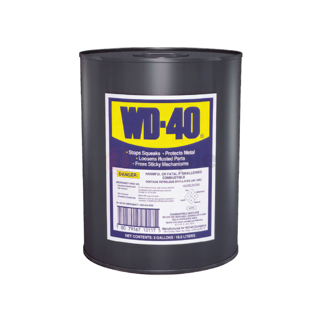 WD-40 Anti-Rust Lubricant Multi-Use Product Rust Removal Soak 5 Gallon ...